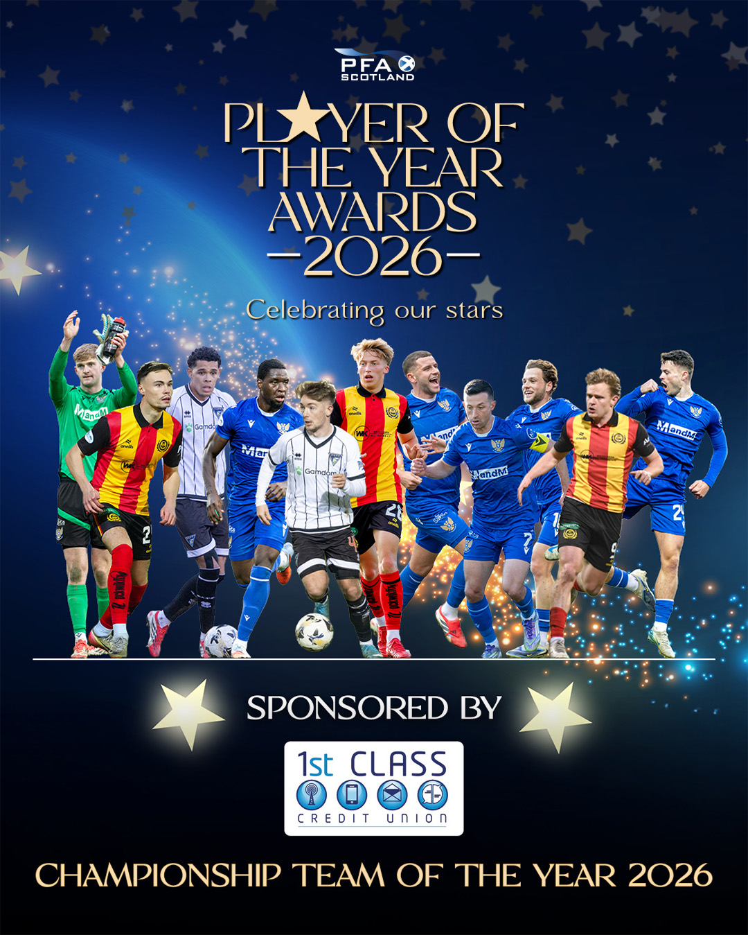 Championship Team of the Year - PFA Scotland